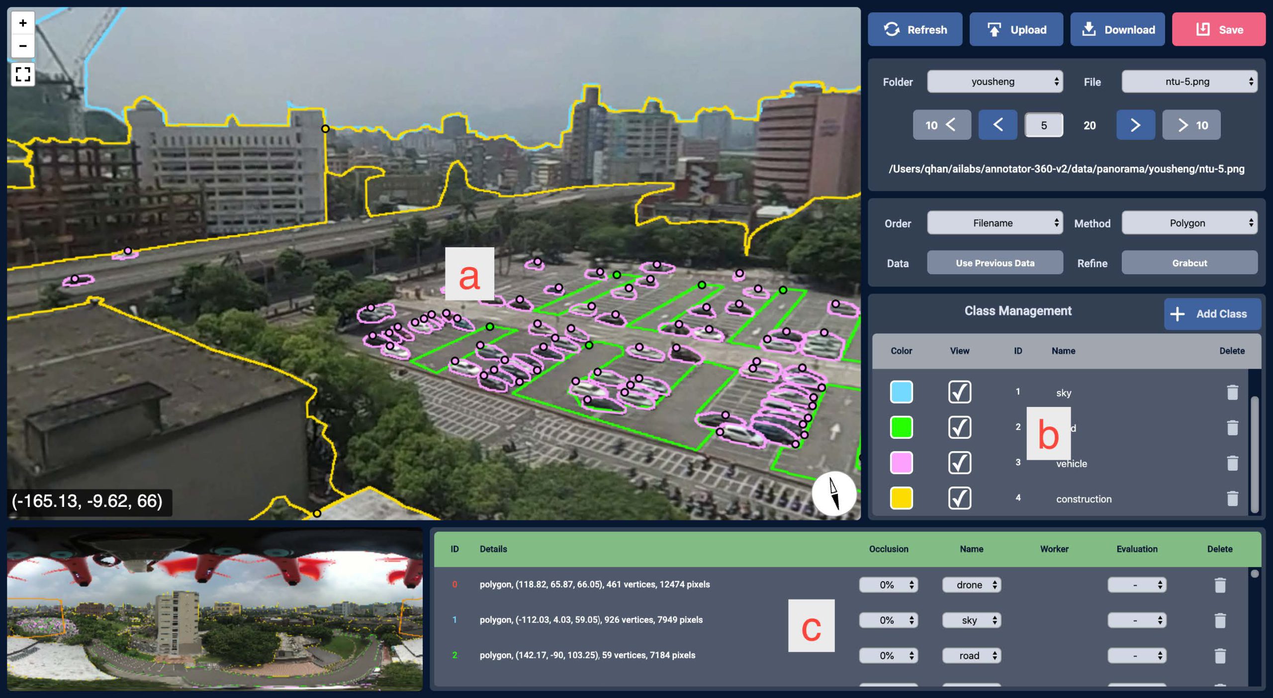 Label360: An Annotation Interface for Labeling Instance-Aware Semantic ...